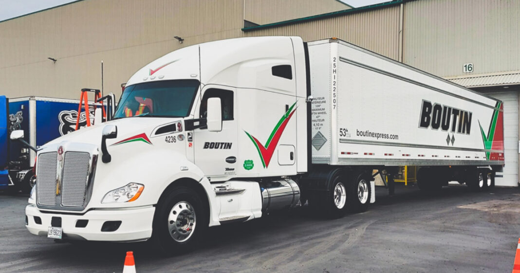 Groupe Boutin vend sa division transport routier à TFI - Truck Stop Quebec